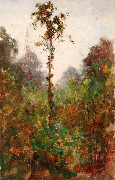 Woodland Path by Benjamin Haughton - Art Renewal Center