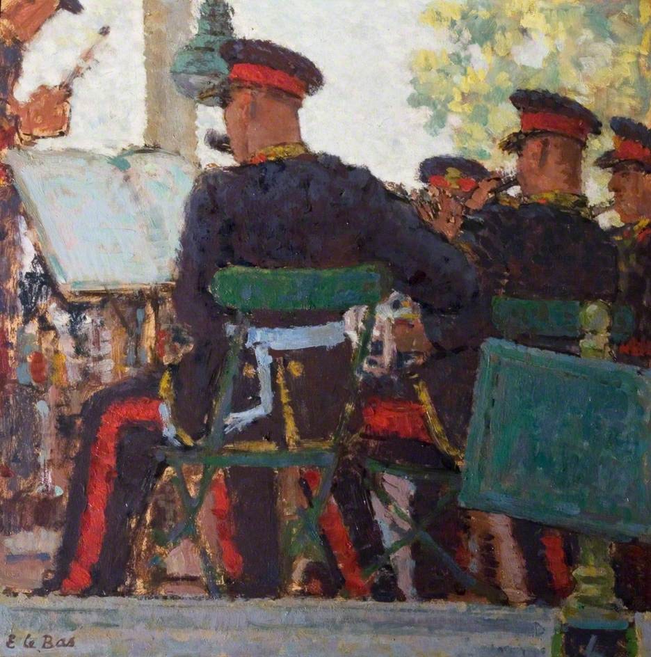 Band in Hyde Park, London by Edward Le Bas - Art Renewal Center