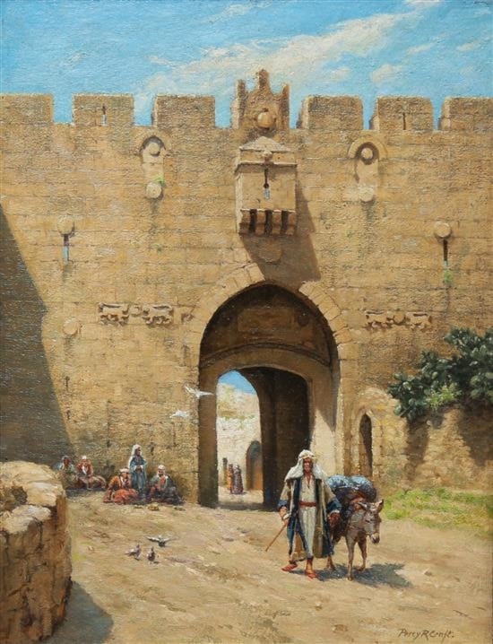 Nablus Gate, Jerusalem by Percy Craft - Art Renewal Center