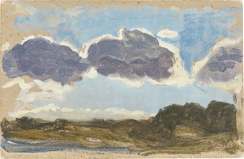 Cloud study by Osmar Schindler - Art Renewal Center