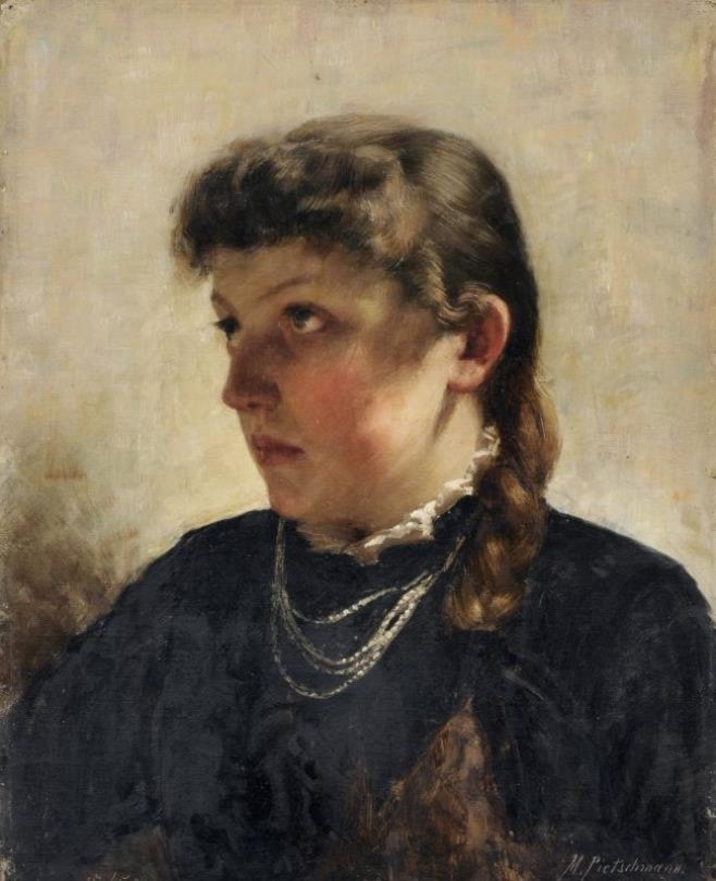 Bildnis eines jungen Mädchens by Max Pietschmann - Art Renewal Center