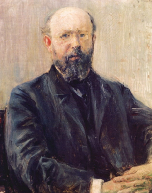 Self-Portrait with Palette by Max Liebermann - Art Renewal Center