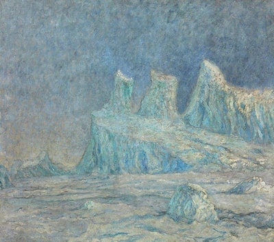 Aurora Borealis, Inglefield Gulf by Frank Wilbert Stokes - 2 images ...