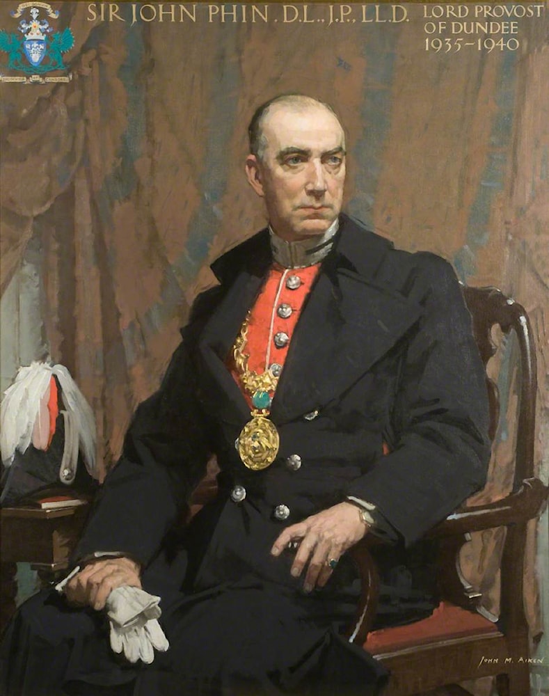 Sir John Phin (1881–1955), DL, JP, LLD, Lord Provost of Dundee (1935 ...