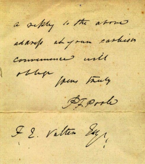 Poole Letter Page 2 of 2 by Paul Falconer Poole - Art Renewal Center