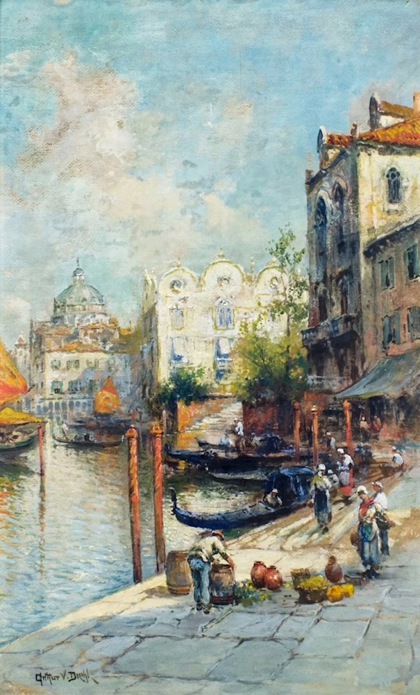 Venice Cityscape by Arthur Diehl - Art Renewal Center