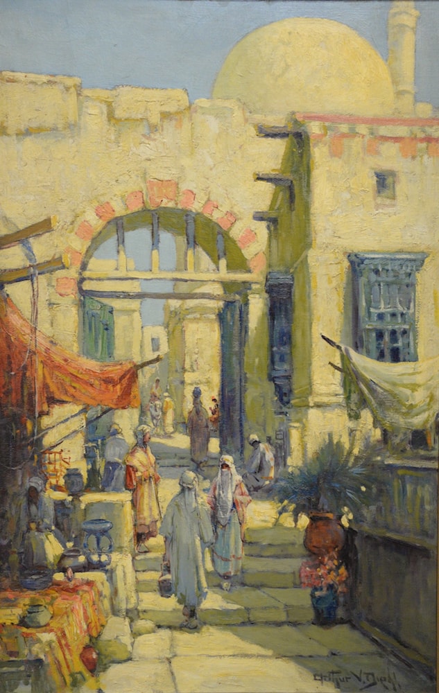 oil on Masonite artist board by Arthur Diehl - Art Renewal Center