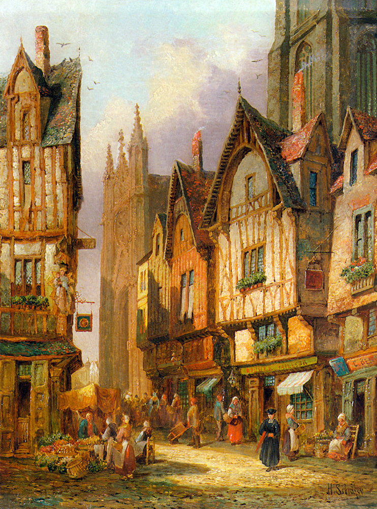 Lisieux, Normandy by Henry Thomas Schafer - Art Renewal Center