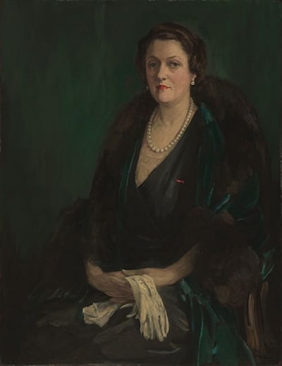 Portrait Of Lady Lyle by John Lavery - Art Renewal Center