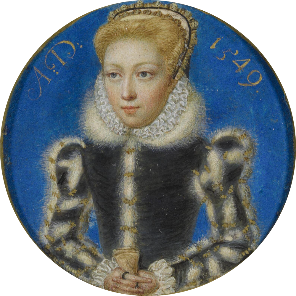 Miniature Painting of Lady Katherine Grey, Countess of Hertford by ...
