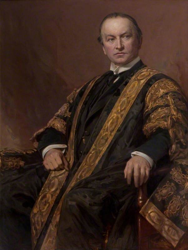 George Nathaniel Curzon by Sir Hubert von Herkomer - Art Renewal Center