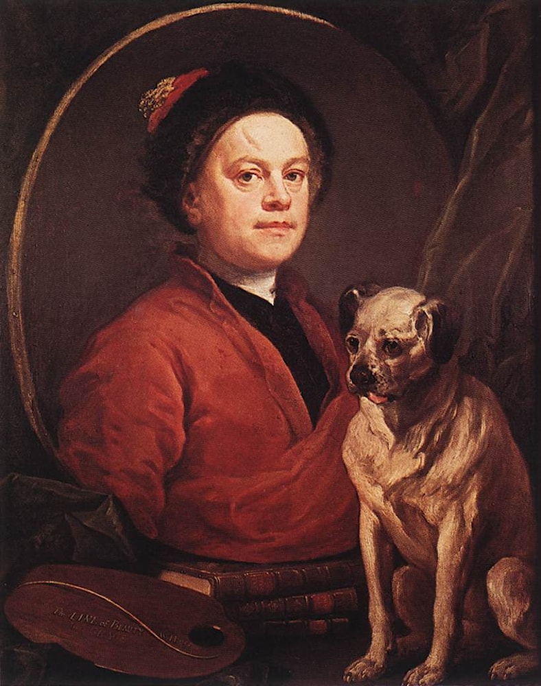 The Painter and his Pug by William Hogarth - Art Renewal Center
