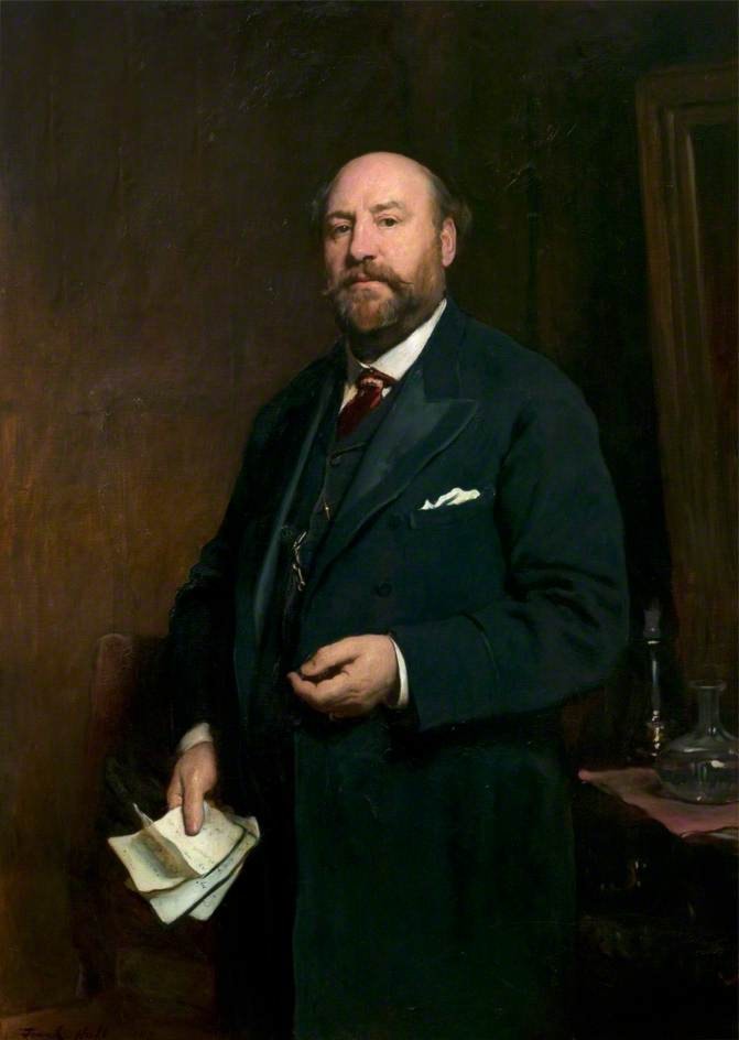 Joseph Ruston (1835–1897) by Frank Holl - Art Renewal Center
