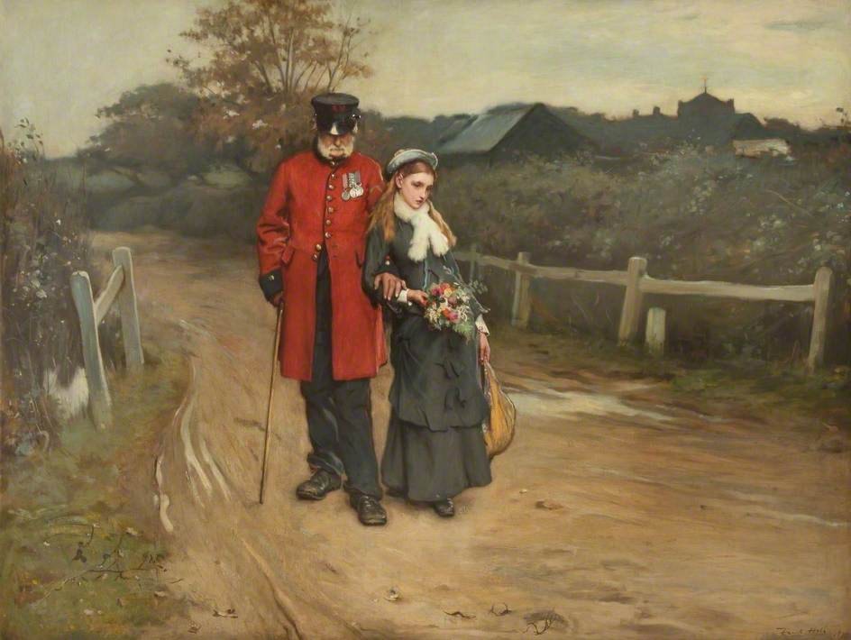 Going Home by Frank Holl - Art Renewal Center