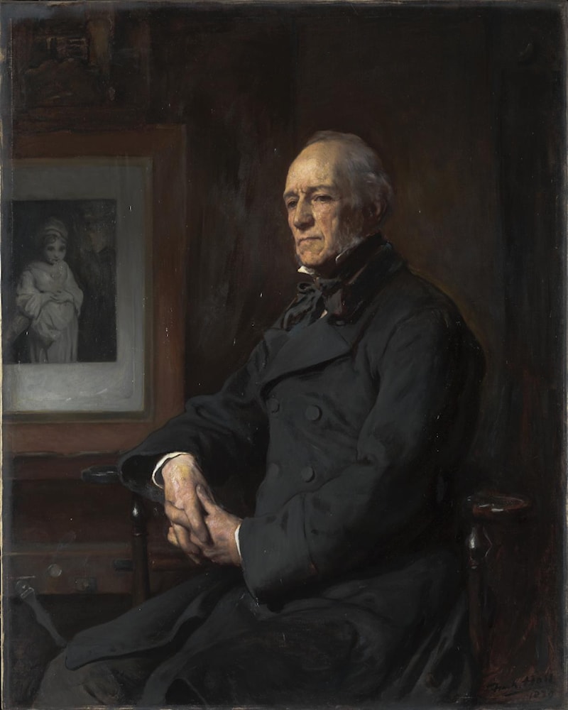 Samuel Cousins, R.A. by Frank Holl - 2 images - Art Renewal Center