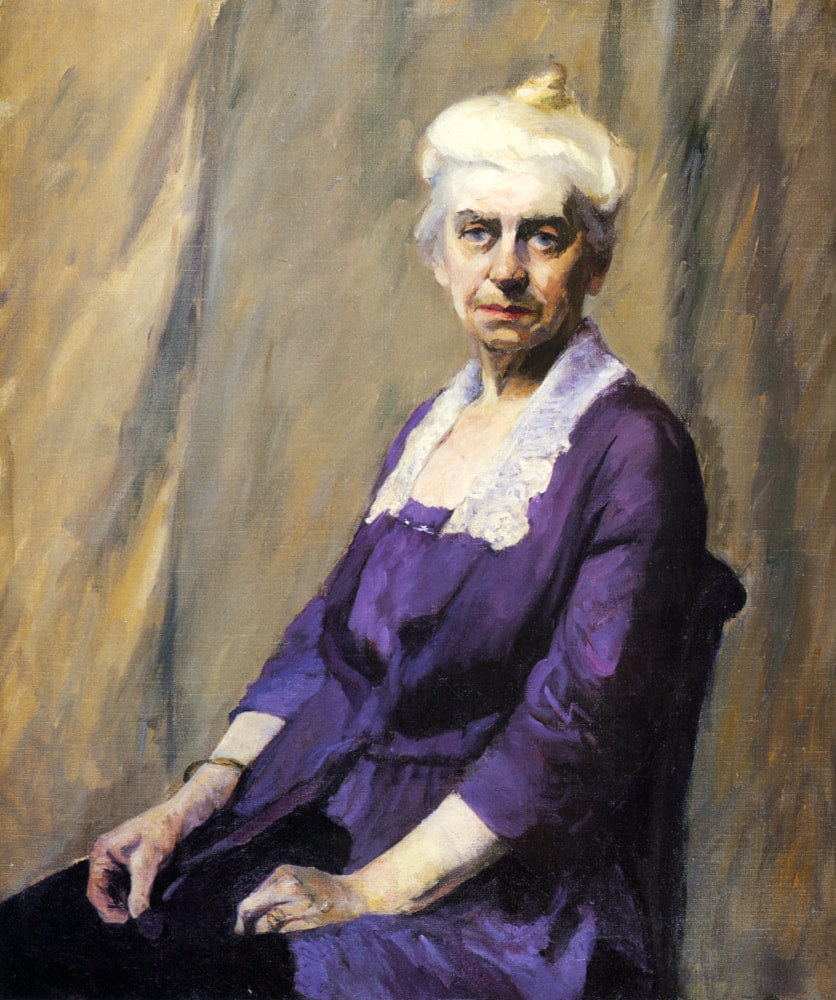 Elizabeth Griffiths Smith Hopper, The Artist's Mother by Edward Hopper ...