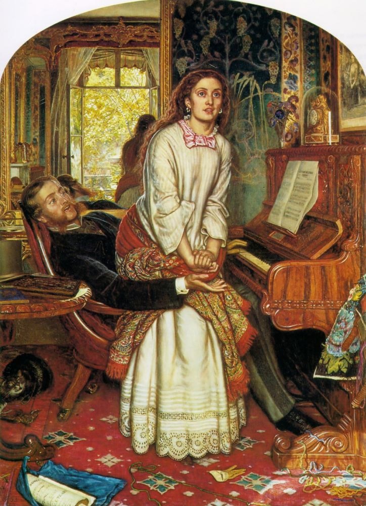 The Awakening Conscience by William Holman Hunt - Art Renewal Center