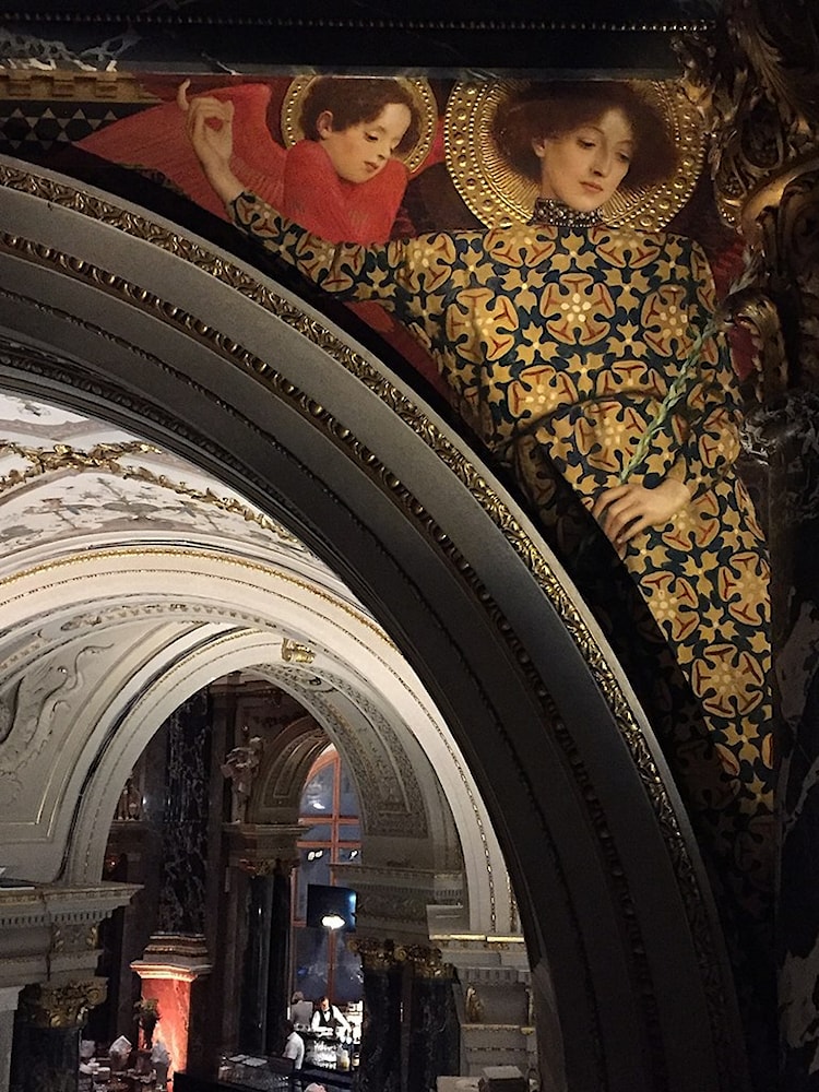 Spandrel of the grand staircase of Vienna Kunsthistorisches Museum by ...