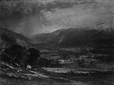 Spring Blossoms, Montclair, New Jersey by George Inness - Art Renewal ...