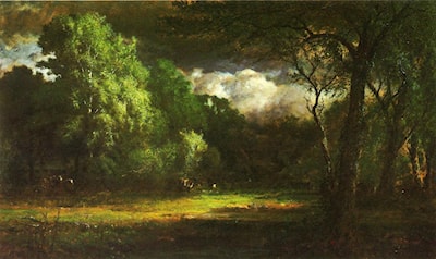 The Delaware Water Gap by George Inness - Art Renewal Center