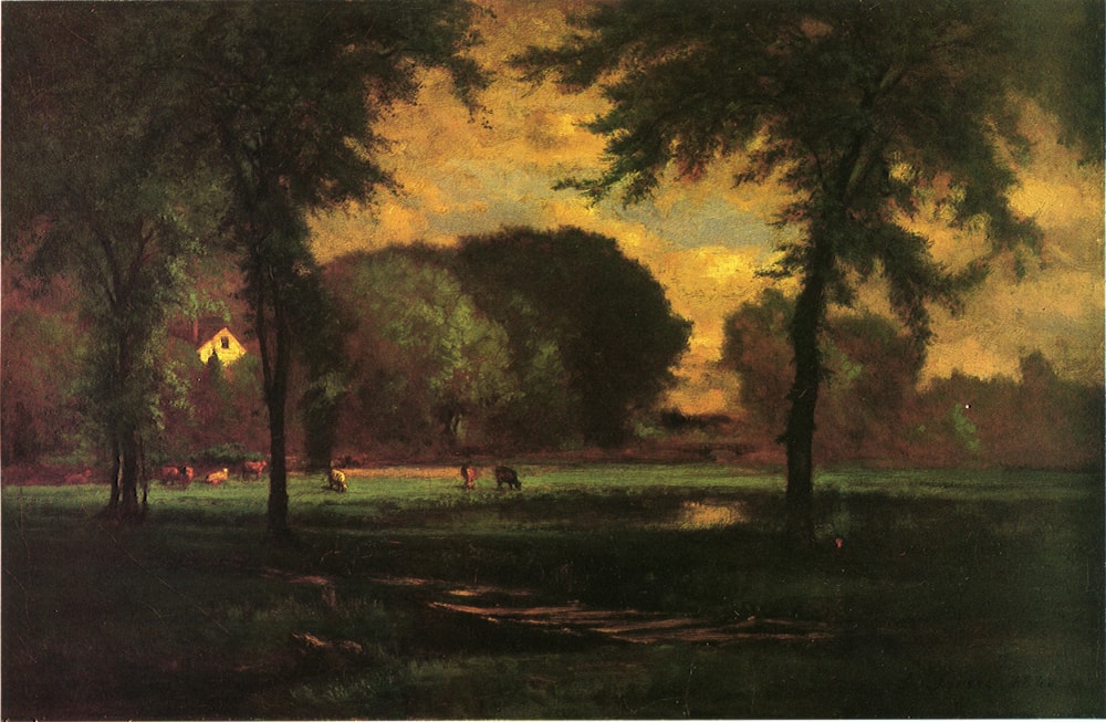 The Pasture by George Inness - Art Renewal Center
