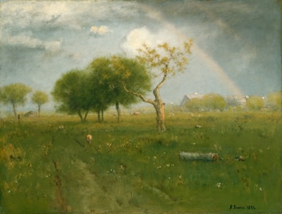 The Home of the Heron by George Inness - Art Renewal Center