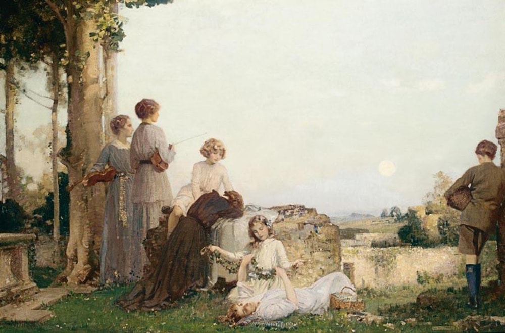 Moonrise and Memories by Fred Appleyard - Art Renewal Center