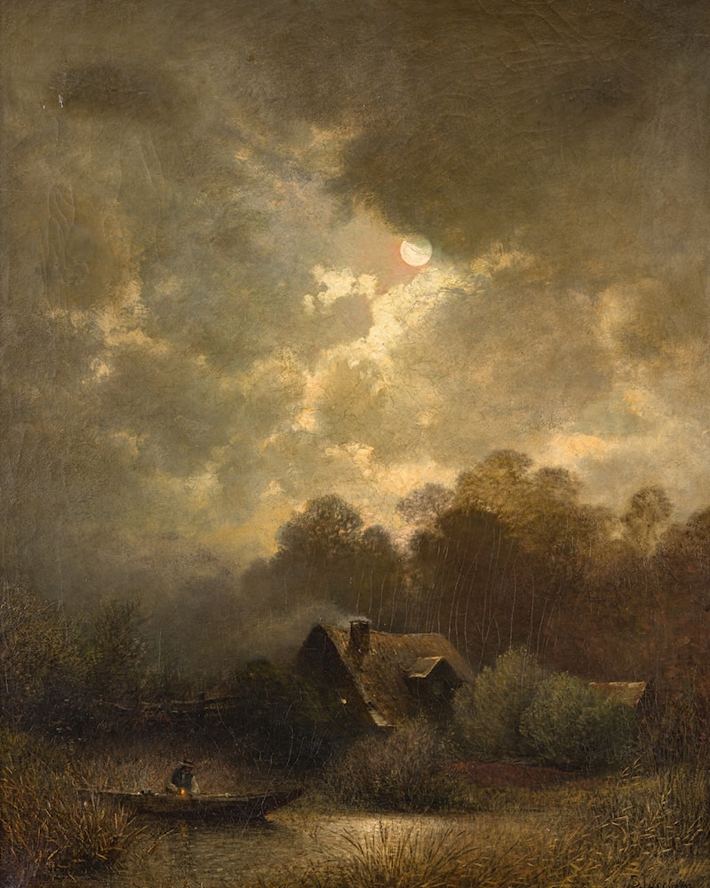 Lystring i Måneskinn by Sophus Jacobsen - Art Renewal Center