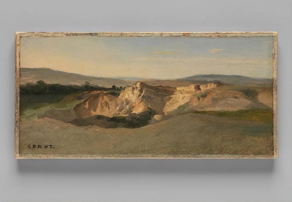 Italian Landscape by Jean-Baptiste-Camille Corot - 2 images - Art ...